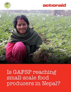 Is GAFSP reaching small-scale food producers in Nepal? - ActionAid USA
