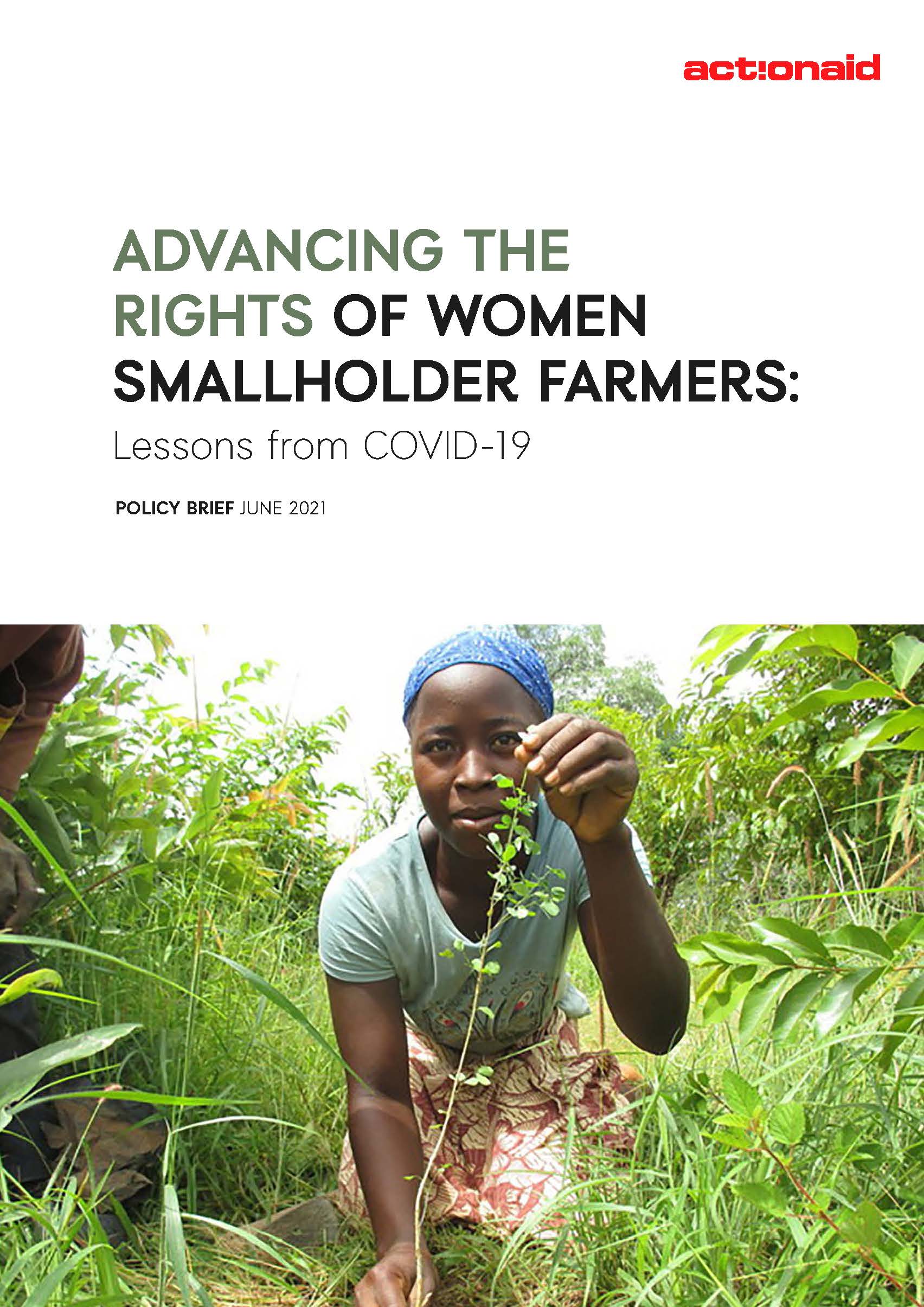 Advancing the rights of women smallholder farmers – lessons from COVID ...